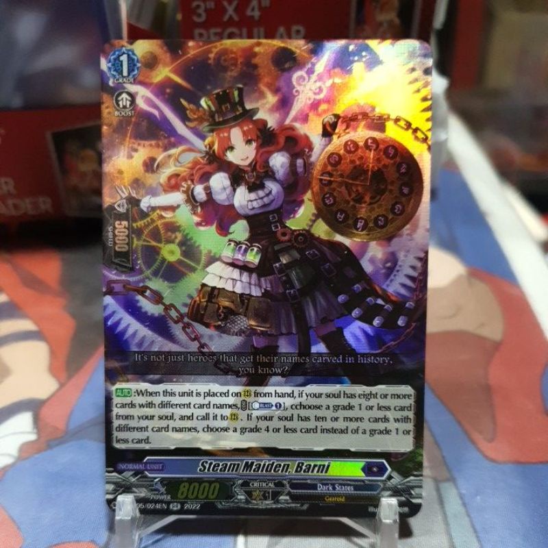 STEAM MAIDEN, BARNI RR DBT05 CARDFIGHT VANGUARD ENGLISH | Shopee ...
