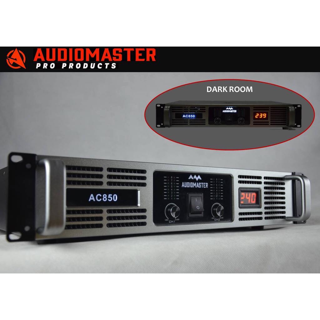 Audiomaster Professional Power amplifier AC850 850watts ac850 (Upgrade ...