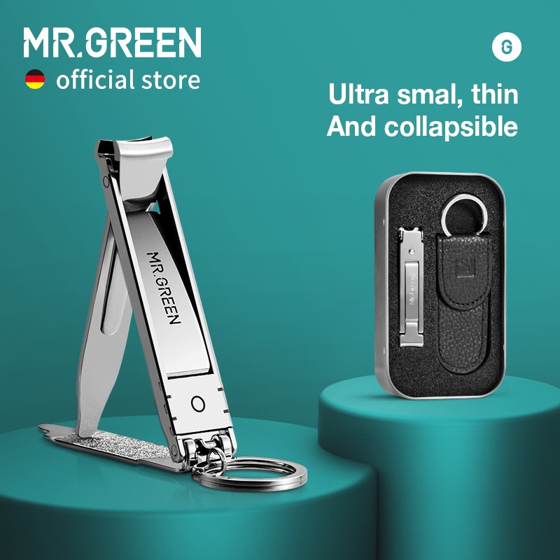 Mr.Green Ultra-Thin Nail Clippers Collapsible Portable Travel ...