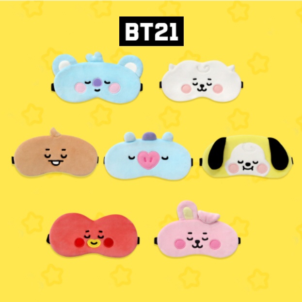 [BTS] BT21 Baby Sleep Mask / Sleep Shade (Official Authentic Goods ...