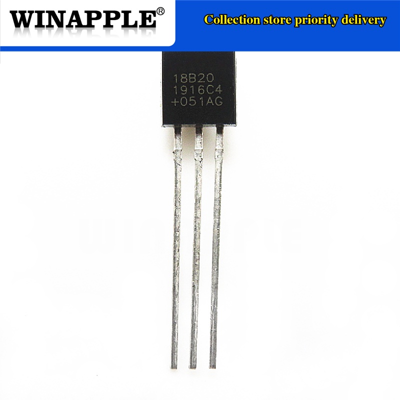 10pcs/lot Sensor Electronic chip DS18B20 TO-92 18B20 Temperature Sensor ...