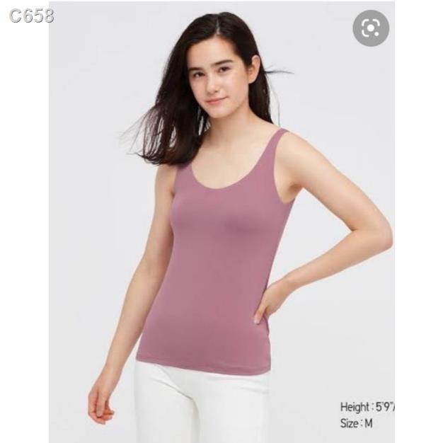 [women clothes][ top]♙Preloved Uniqlo Airism Bra top Sando bra with ...