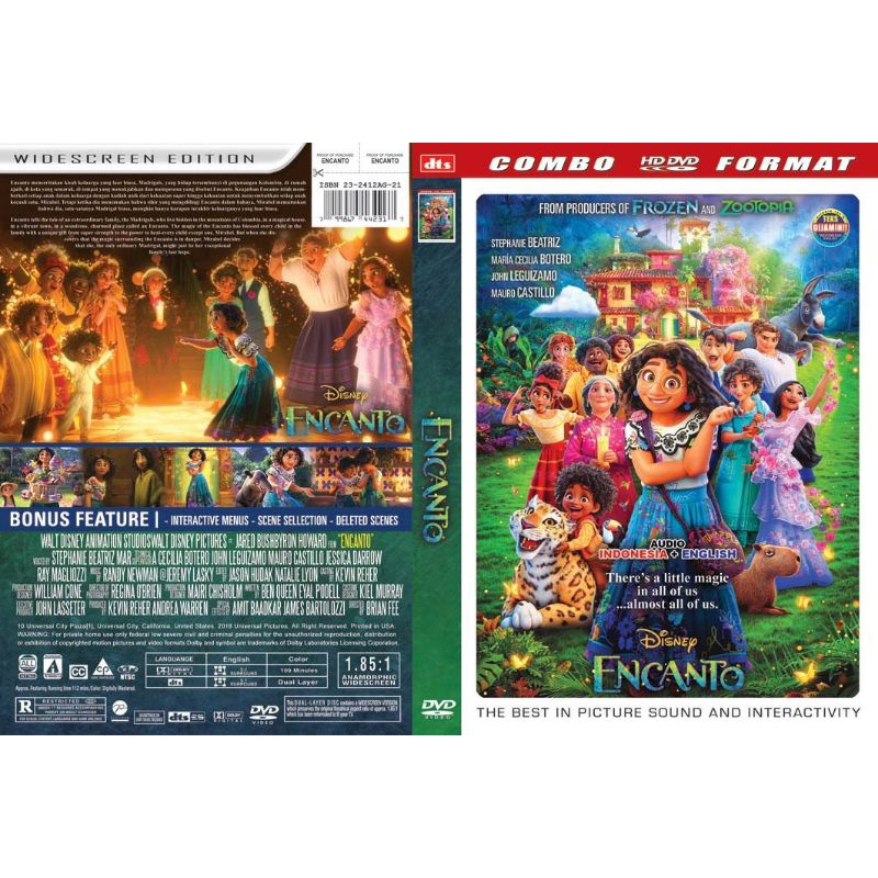 Encanto 2021 Animation Disney Subtitle English Indonesia Combo Format ...