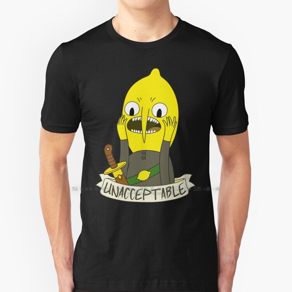 Lemongrab T Shirt 100% Pure Cotton Adventure Time Lemongrab Cartoon ...