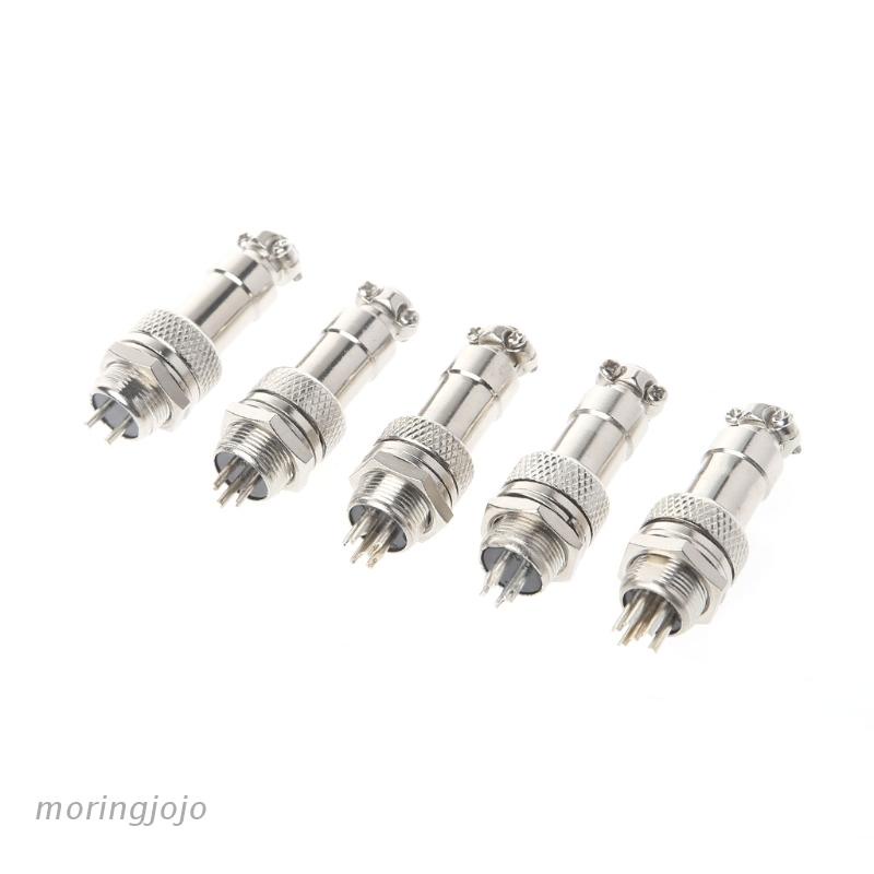 JoJo Aviation Plug Male & Female Wire Panel Metal Connector 12mm 2/3/4 ...