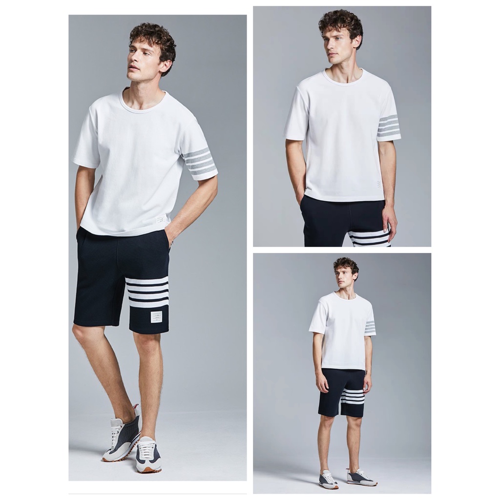 SIMPLE 5030 set Korean fashion trend Terno T-shirt + shorts unisex size ...