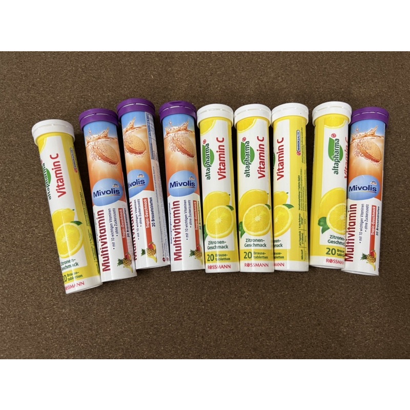 Vitamin C effervescent tablets and Mivolis effervescent tablets of all flavors | Shopee Philippines