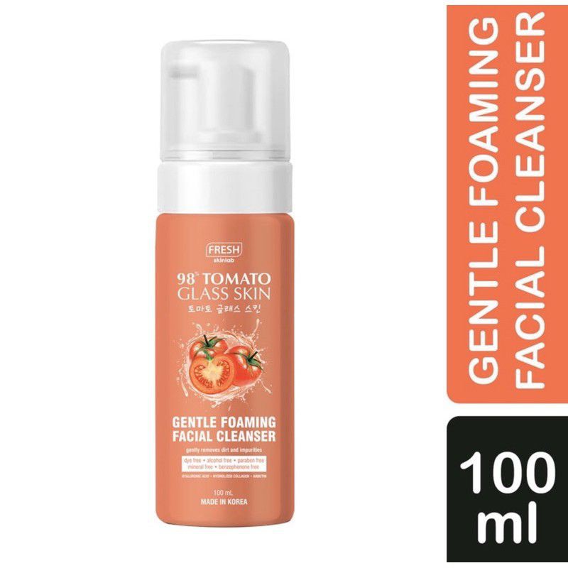 Fresh Skinlab Tomato Glass Skin Facial Wash Cleanser 100ml | Shopee ...