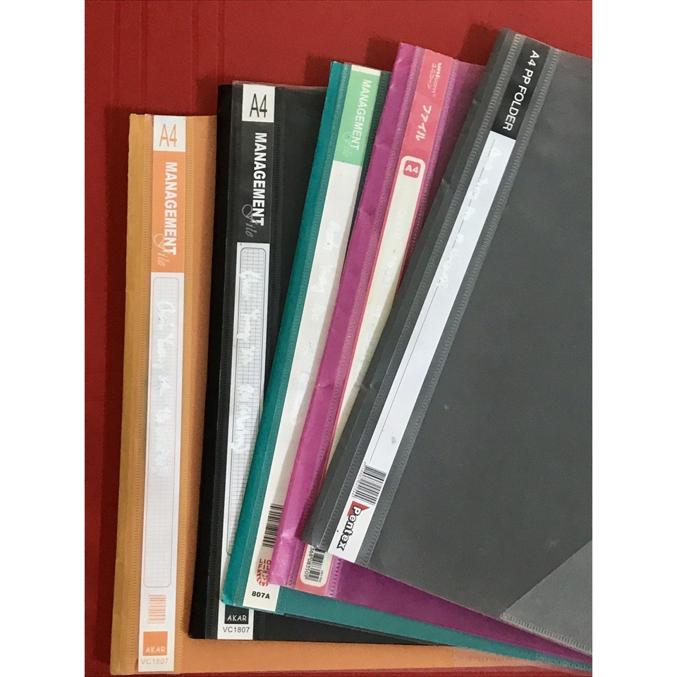 A4 Clear Management & PP Files/Folder | Shopee Philippines