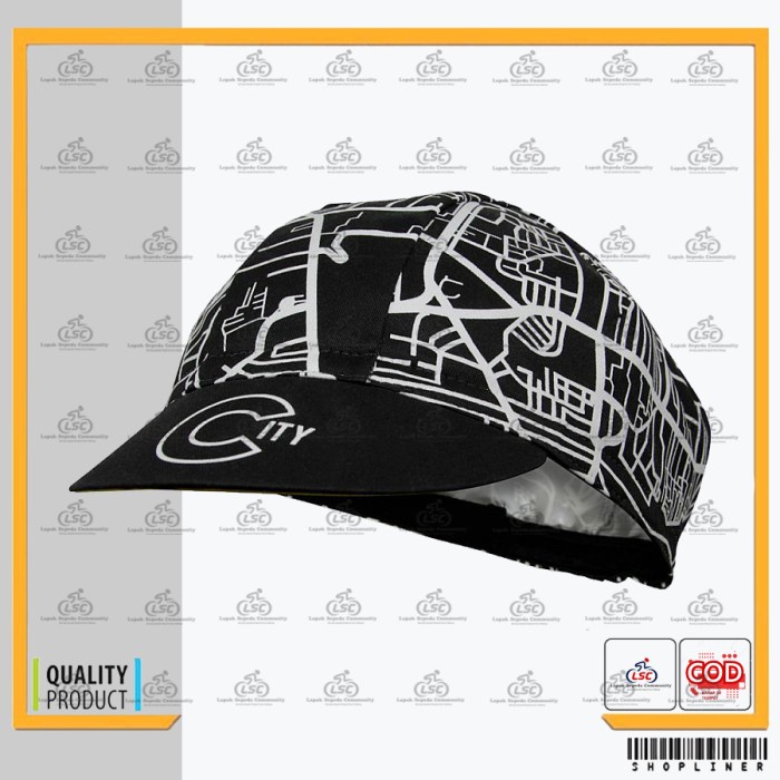 Mcc SURVIVOR BLACK CYCLING CAP CAP Bike ROADBIKE GOWES - L | Shopee ...