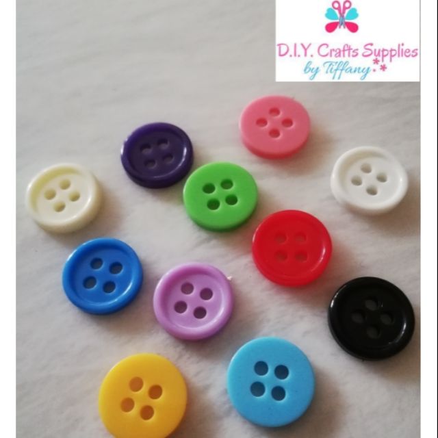 Buttons with holes 12mm, 14mm, 16mm and 20mm (10pcs) | Shopee Philippines