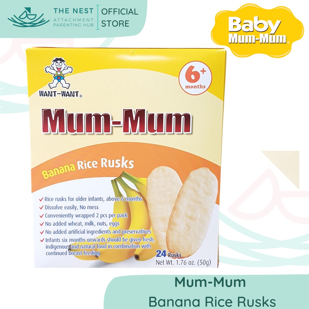 Mum-Mum Banana Rice Rusks | Shopee Philippines