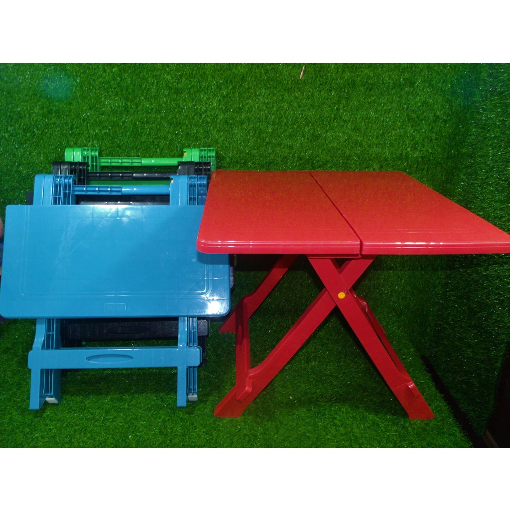 #8882 (SQUARE SHAPE) Plastic Folding Table (Lamesa) | Shopee Philippines