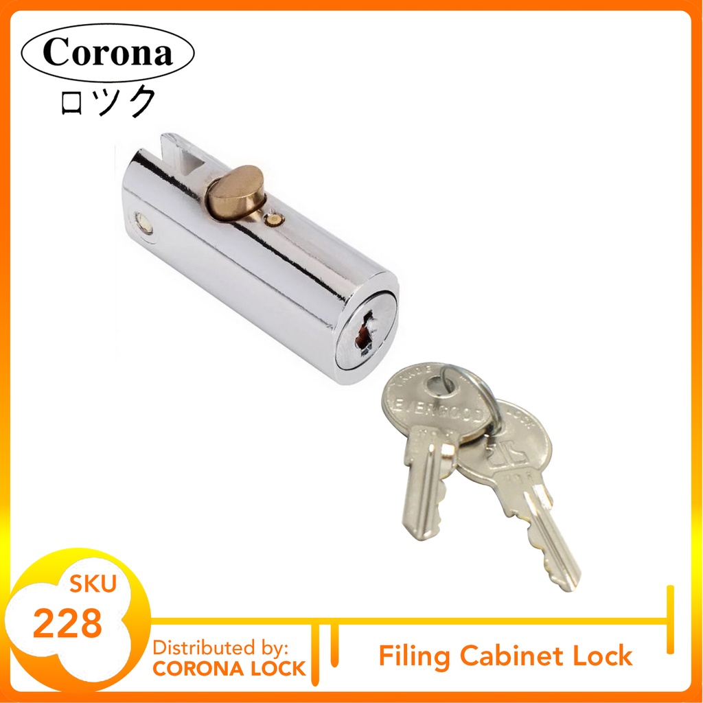 Evergood Filing Cabinet Lock (Silver) | Shopee Philippines