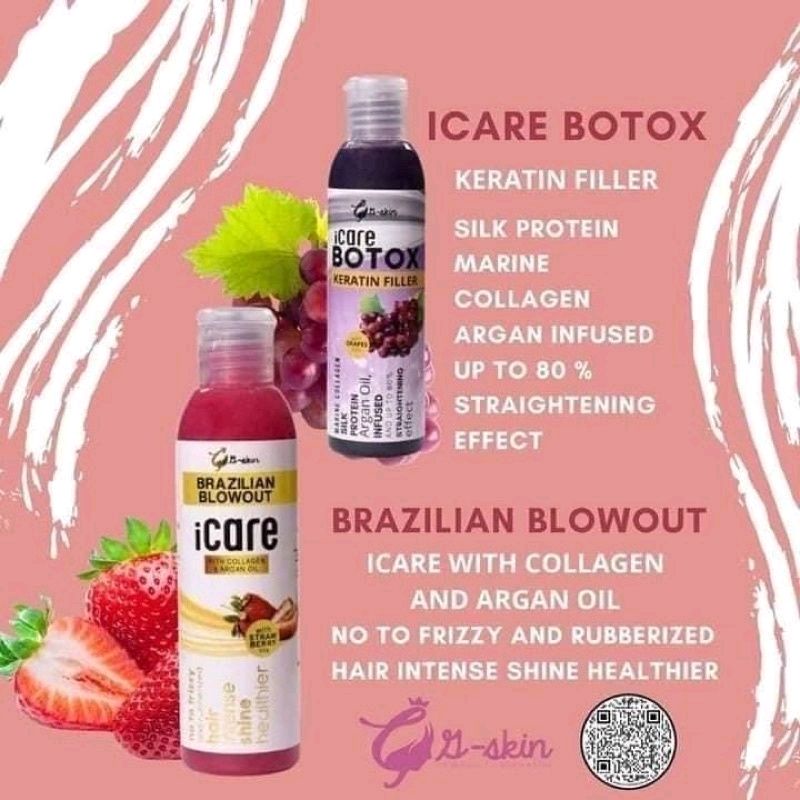 Original Icare By Gskin Brazillian blowout,100mL | Shopee Philippines