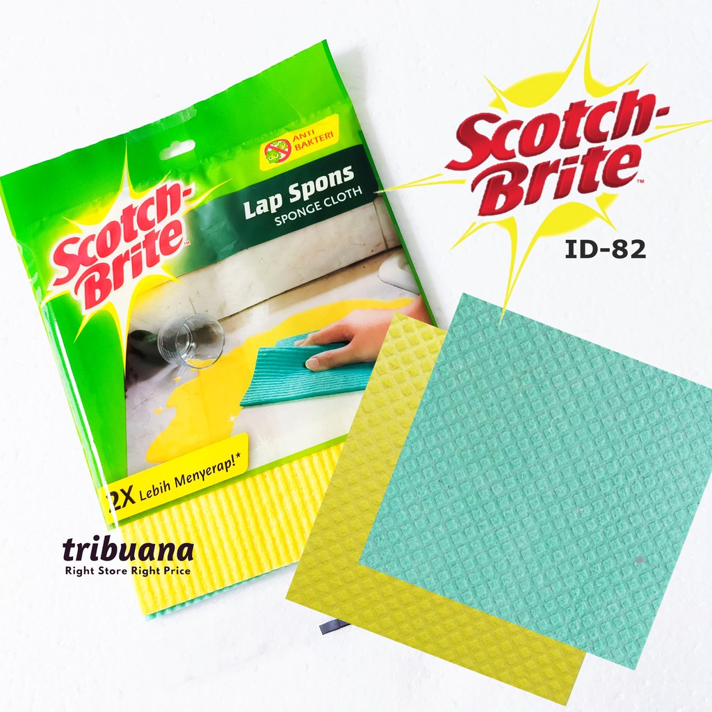 3m Scotch Brite Wipe Sponge Sponge Kitchen Countertop Floor Wipe ID-82 ...