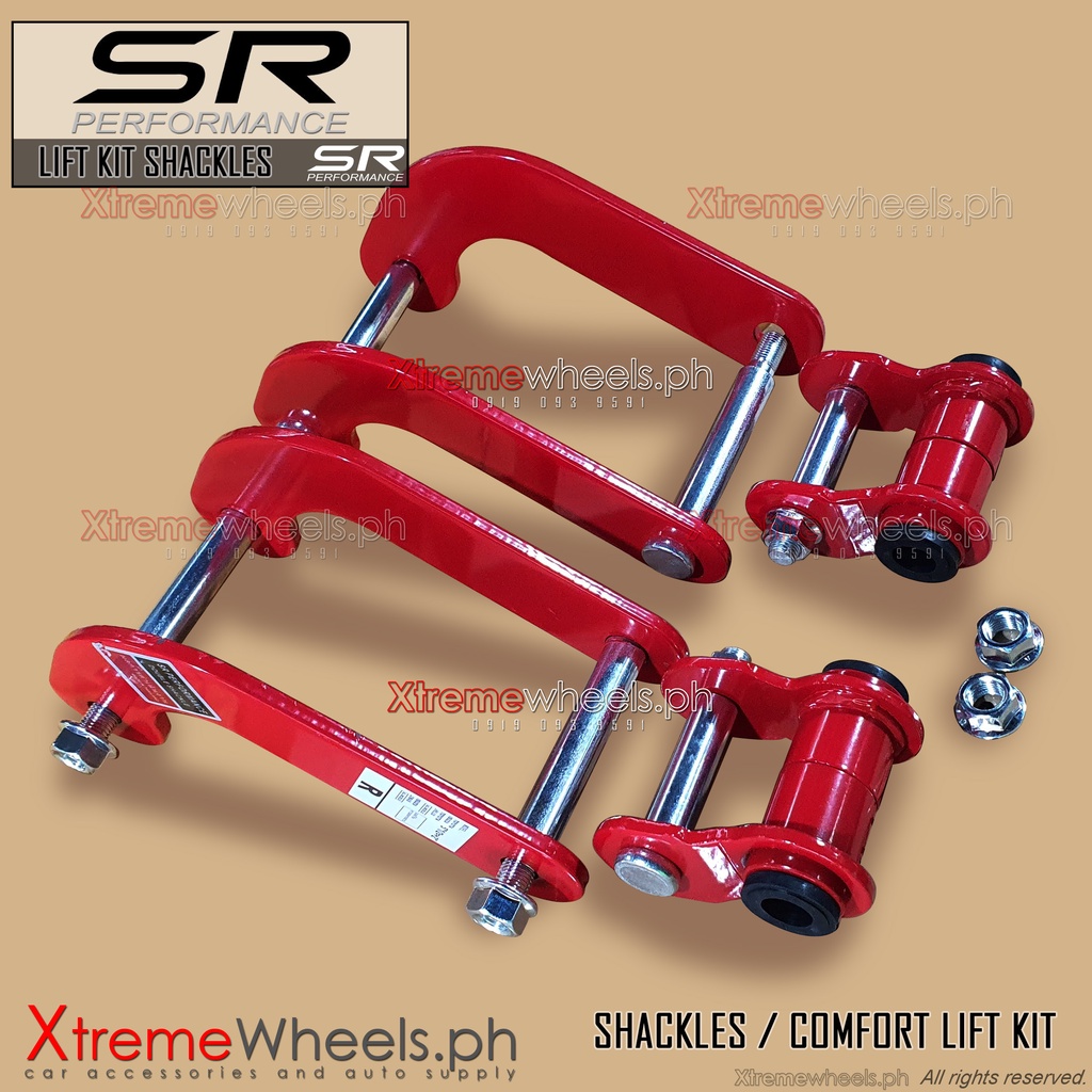 Ranger 2012 to 2025 SR Performance Rear Leaf Spring Extended Shackle ...