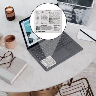 Amerteer Windows Keyboard Reference Shortcut Cheat Sheet Sticker Easy ...