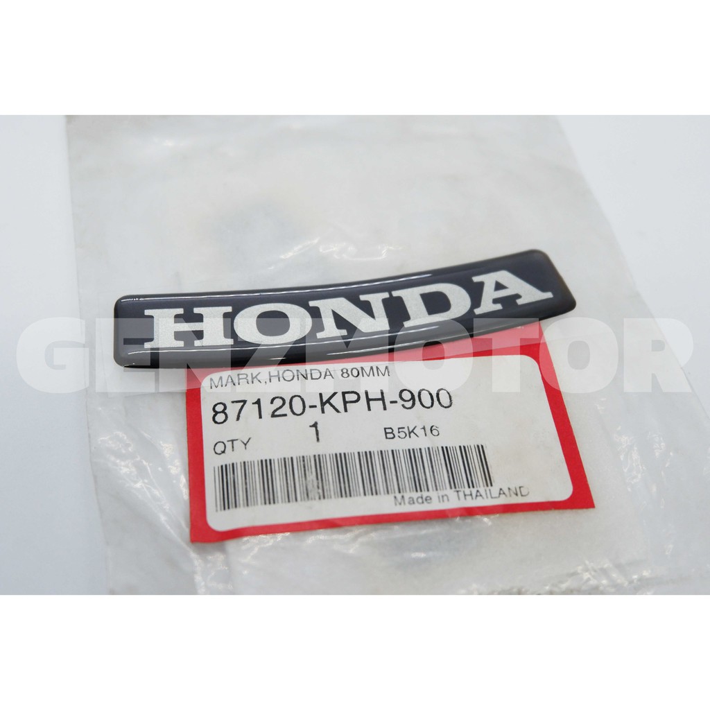 Sticker HONDA Logo Resin 80mm Authentic Center 87120-KPH-900 ️ Fast ...