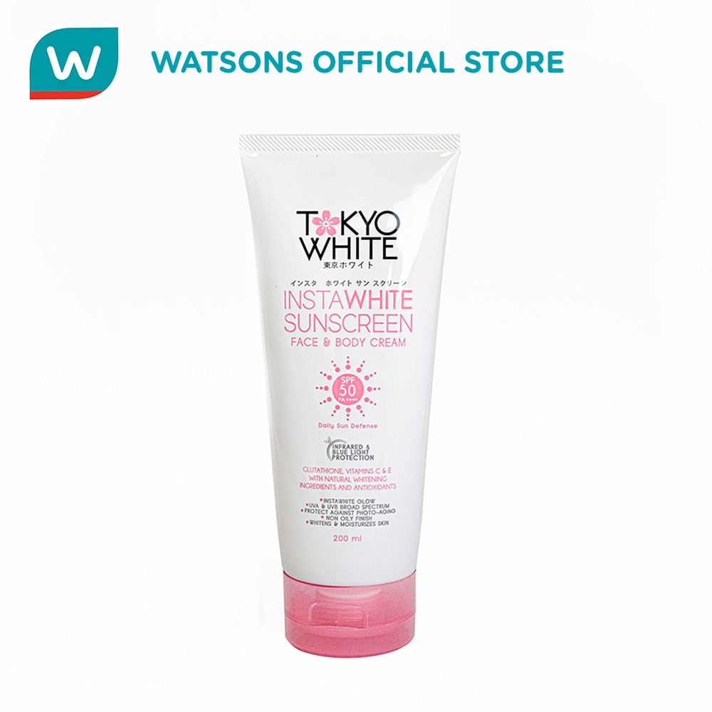 TOKYO WHITE Instawhite Sunscreen Face and Body Cream SPF 50 PA ...