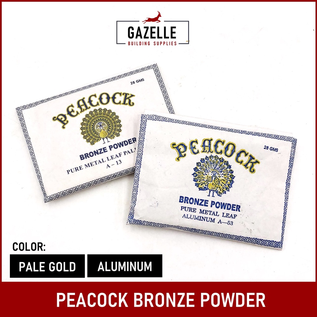 Peacock Bronze Gold Powder Aluminum A-53 / Pale Gold A-13 / Rich Gold A ...