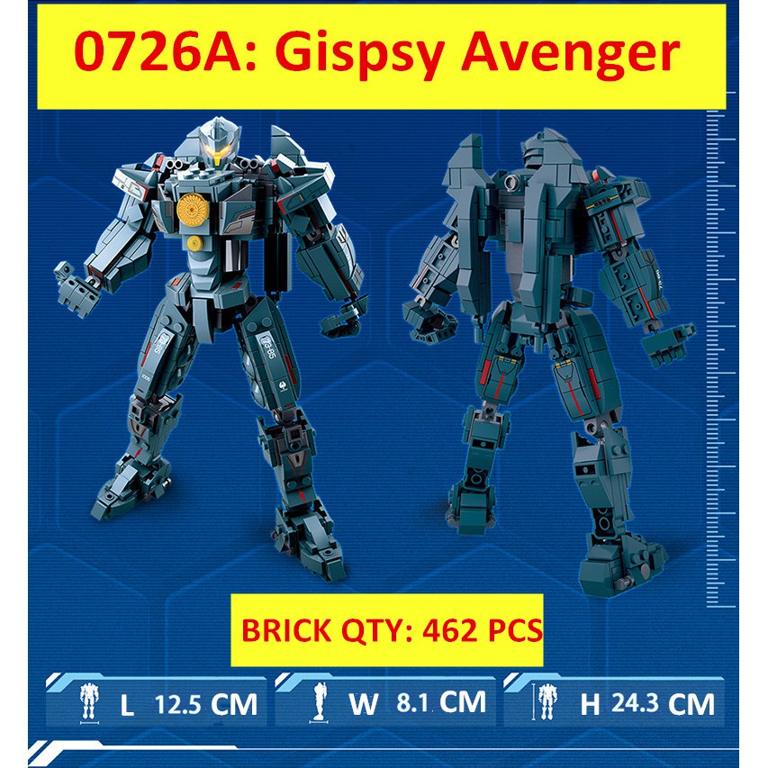 Sluban Building Block Pacific Rim Action Figures B0726 Transformer Toys ...