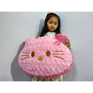 Standard size cute hello kitty snail head pillow | Shopee Philippines