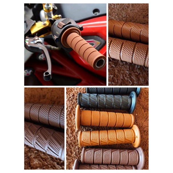 Universal Motorcycle SOFT Retro Vintage Cafe Racer Classic Brown Hand ...