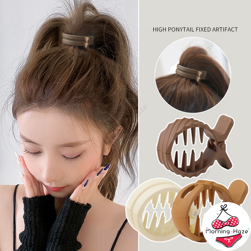 Korean High Ponytail Hair Claw Clip Cute Hair Clamp Fish Shape DIY Hair ...
