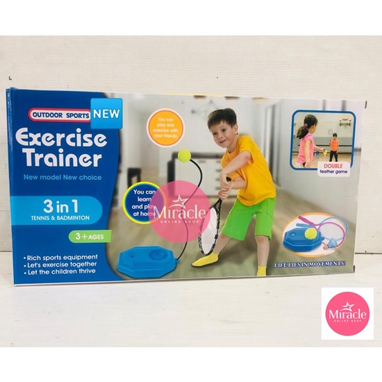 3in1 Badminton and Tennis Racket Toy / badminton ball toy | Shopee ...