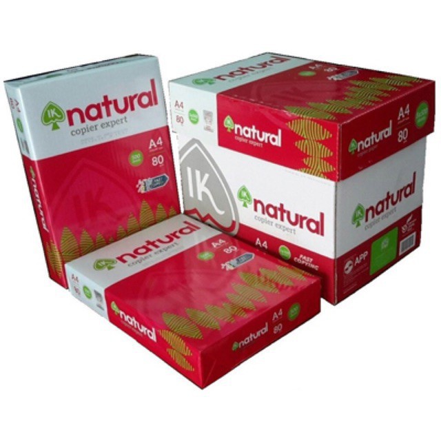 A4 Natural Paper 80gms (5ram / Carton) | Shopee Philippines
