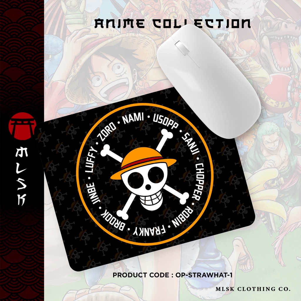 ONE PIECE ANIME MOUSE PAD LUFFY GEAR 5 STRAW HAT PIRATES MUGIWARA WORST ...