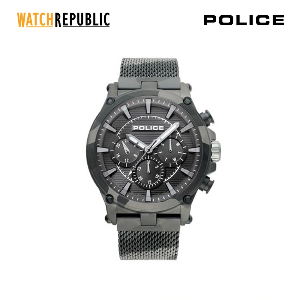 Police Taman Stainless Steel Analog Quartz Watch For Men PPL.15920JSMB ...