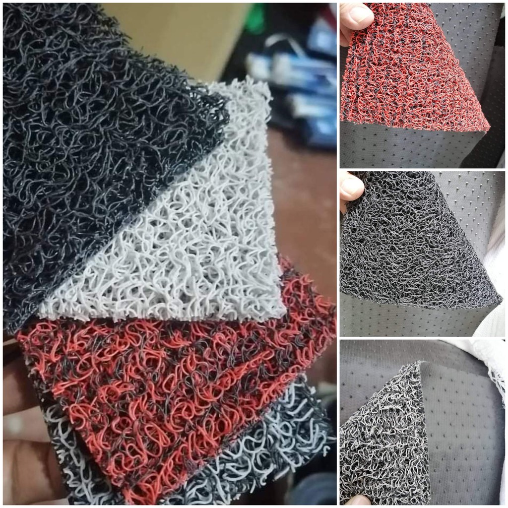 Spaghetti Car Coil Matting (1.2m x 5m) with spike backing | Shopee ...