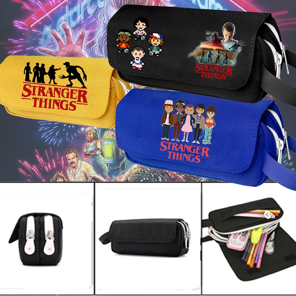 Stranger Things Pencil Case Boy Girl Pencilcase Kid Children Stationery ...