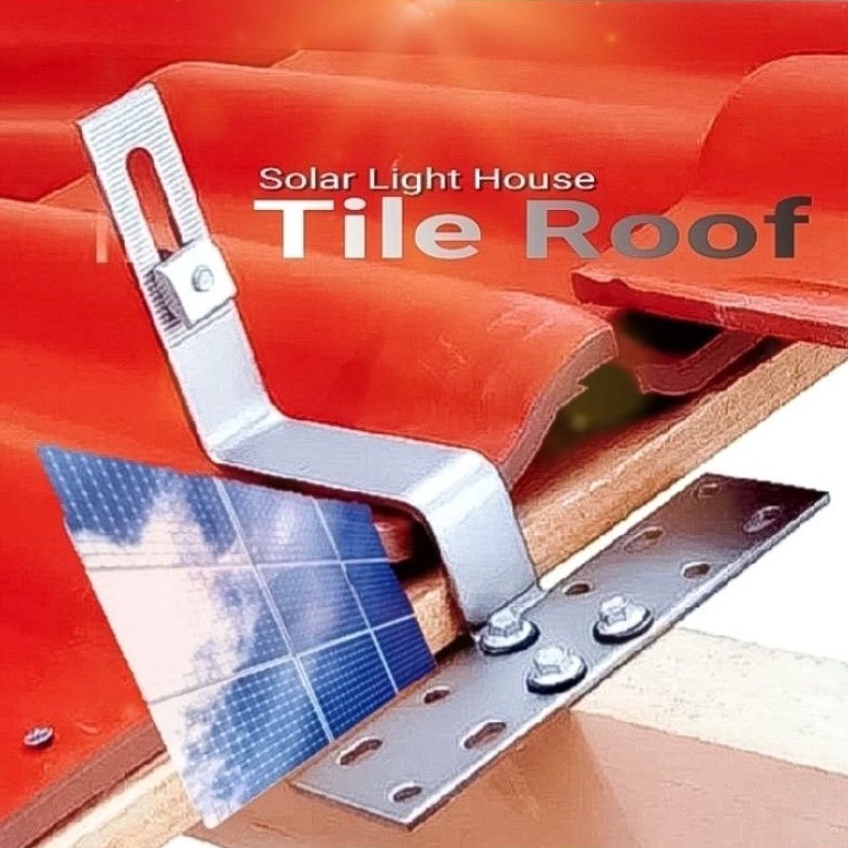 SOLAR CELL Rail Bracket For Sea Pac Tile Roof Hook | Shopee Philippines