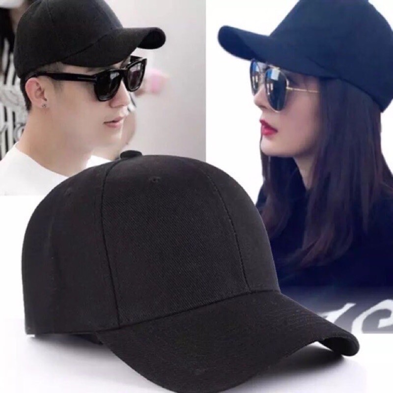 Plain baseball cap (Unisex) | Shopee Philippines