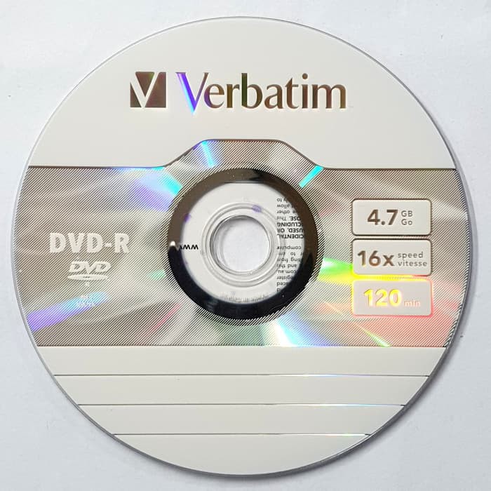 Verbatim Branded DVD-R 16X 4.7GB 120 MIN DVD DVDR | Shopee Philippines