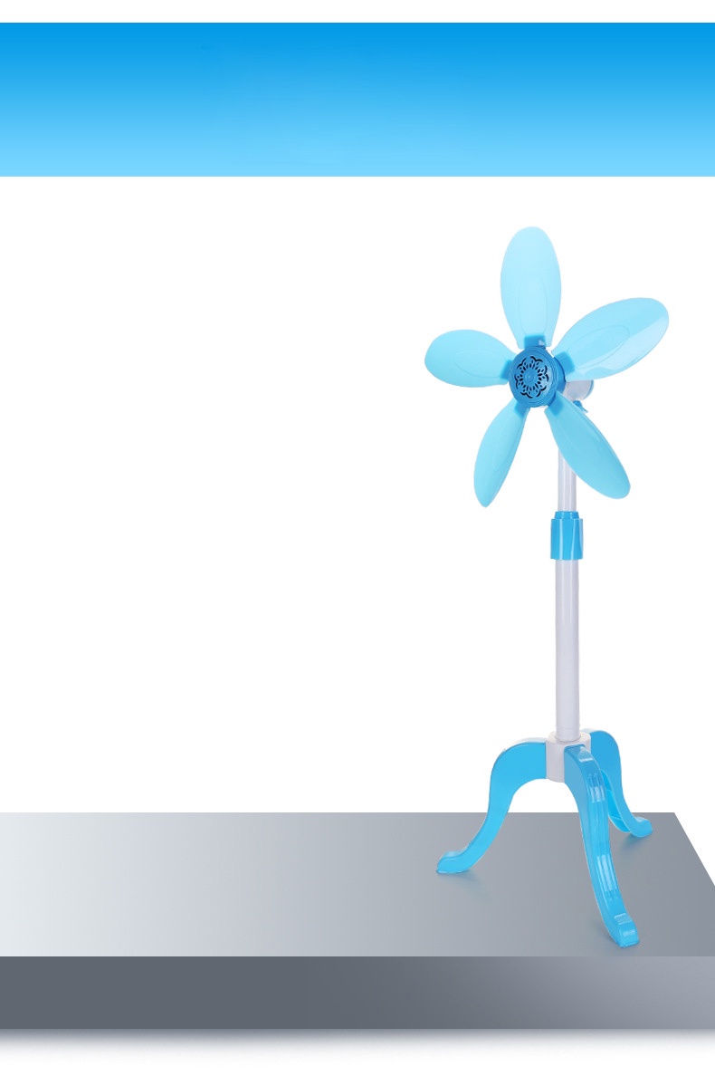 23W 5 Blades Stand Fan Portable Stand Fan Foldable Stand Fan Electric ...