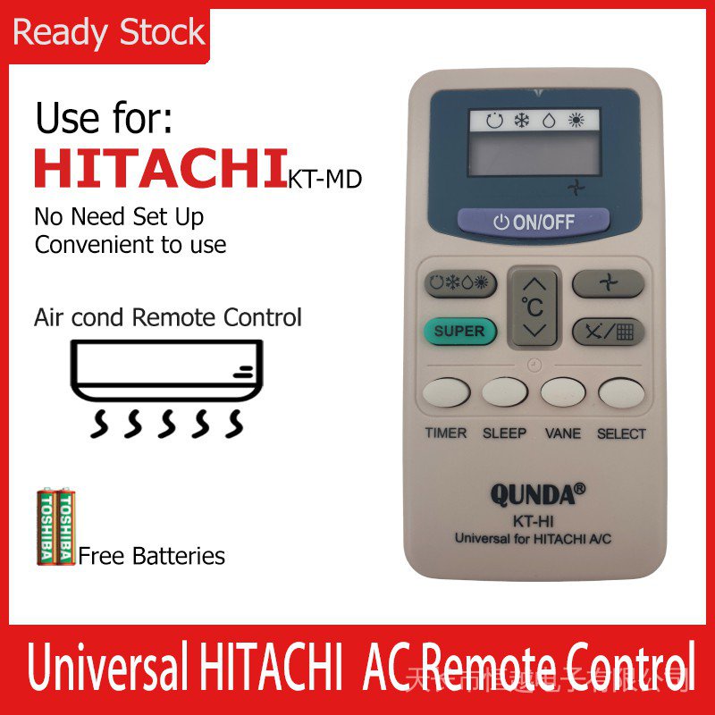 Universal For Hitachi air conditioner remote control | Shopee Philippines