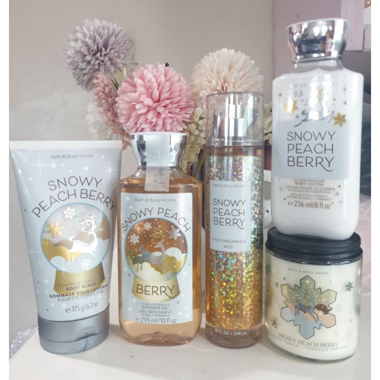 Snowy Peach Berry | Bath & Body Works | Shopee Philippines