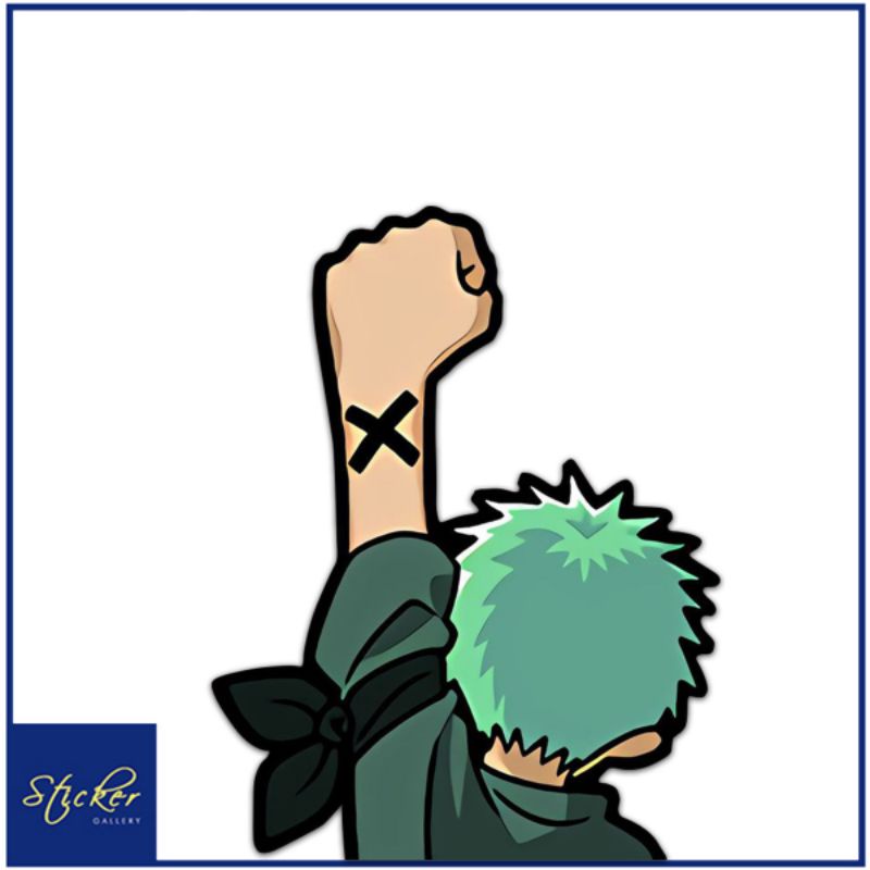 ZORO ONE PIECE Waterproof Vinyl Sticker | Shopee Philippines
