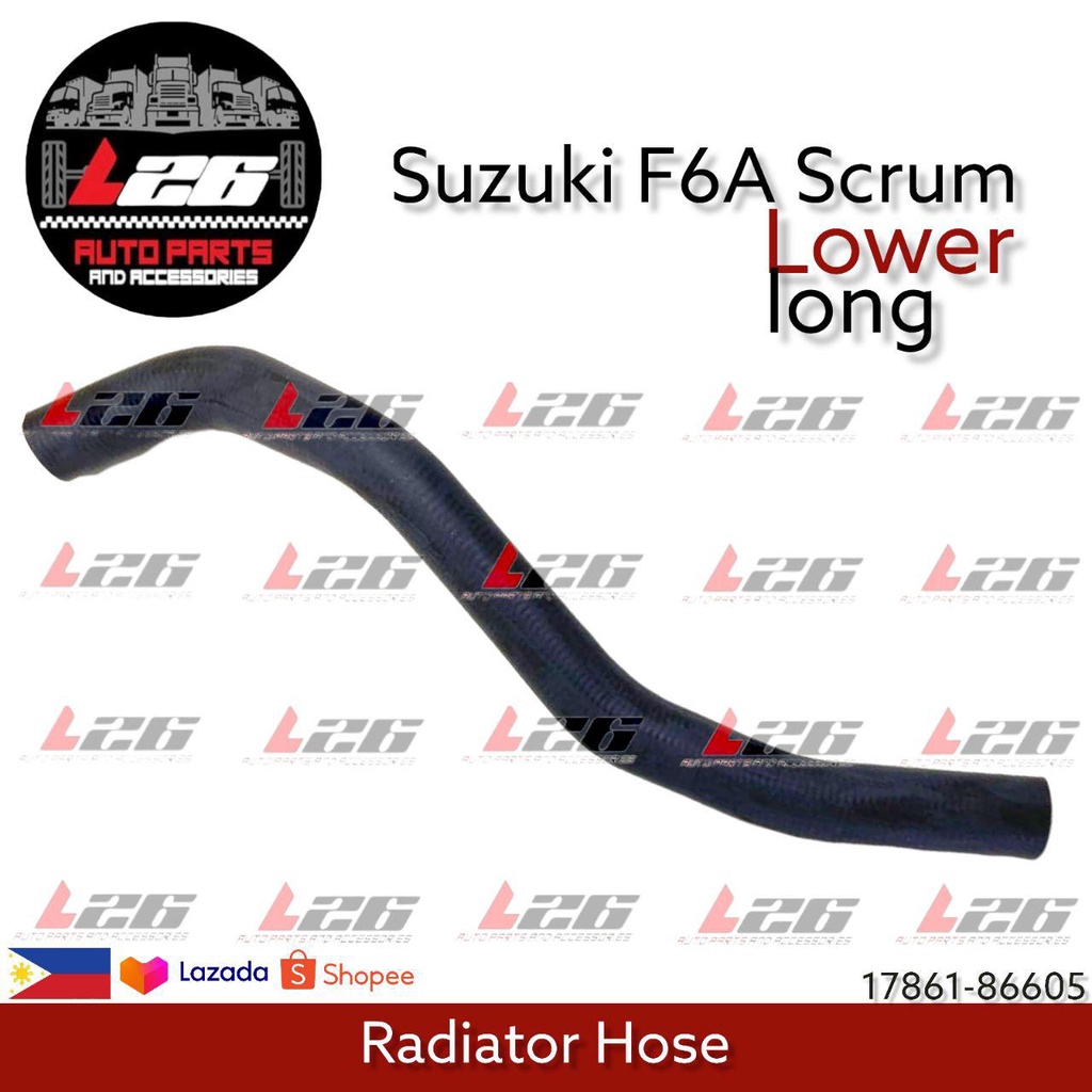 Suzuki F6A Scrum Radiator Hose Lower Long 17861-86605 | Shopee Philippines