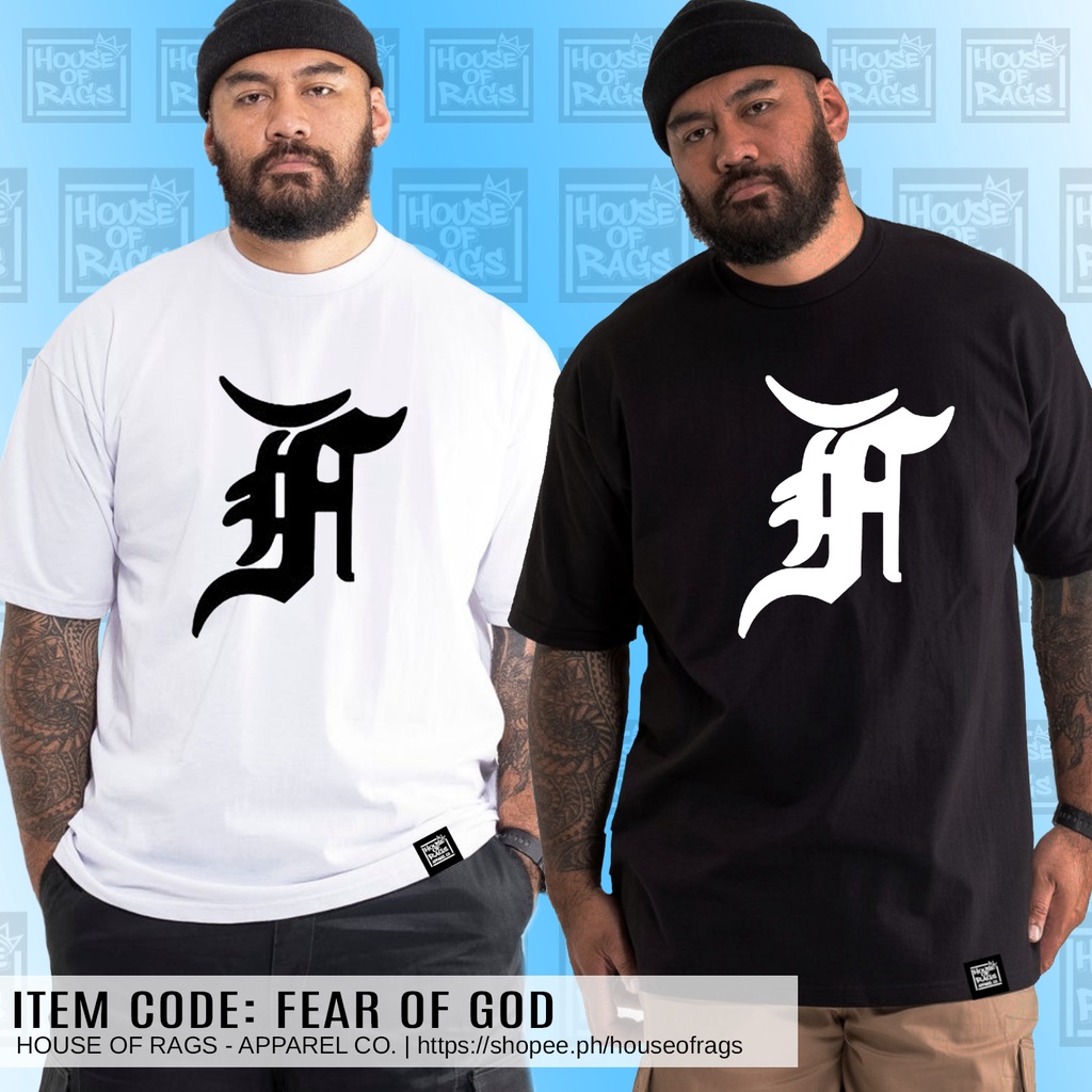 FEAR OF GOD - PRO CLUB INSPIRED TEES | Shopee Philippines