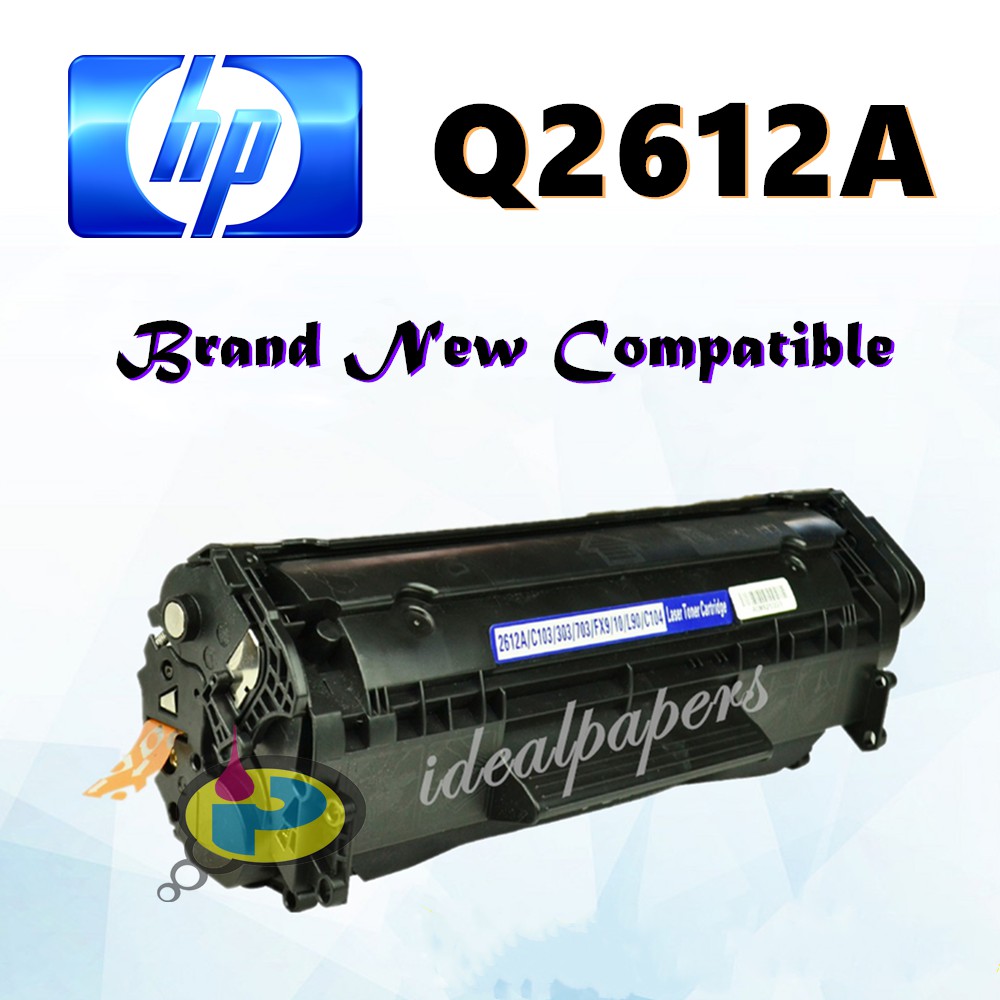 HP Q2612A hp 12A Laserjet Compatible Black Toner Cartridge for hp 1020 | Shopee Philippines