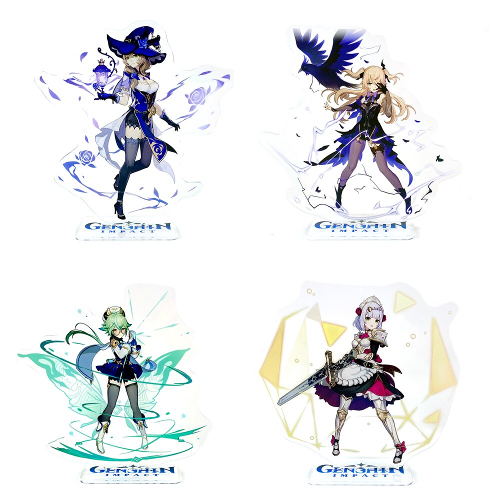 Genshin Impact Mondstadt characters Lisa Fischl Sucrose Noelle acrylic ...