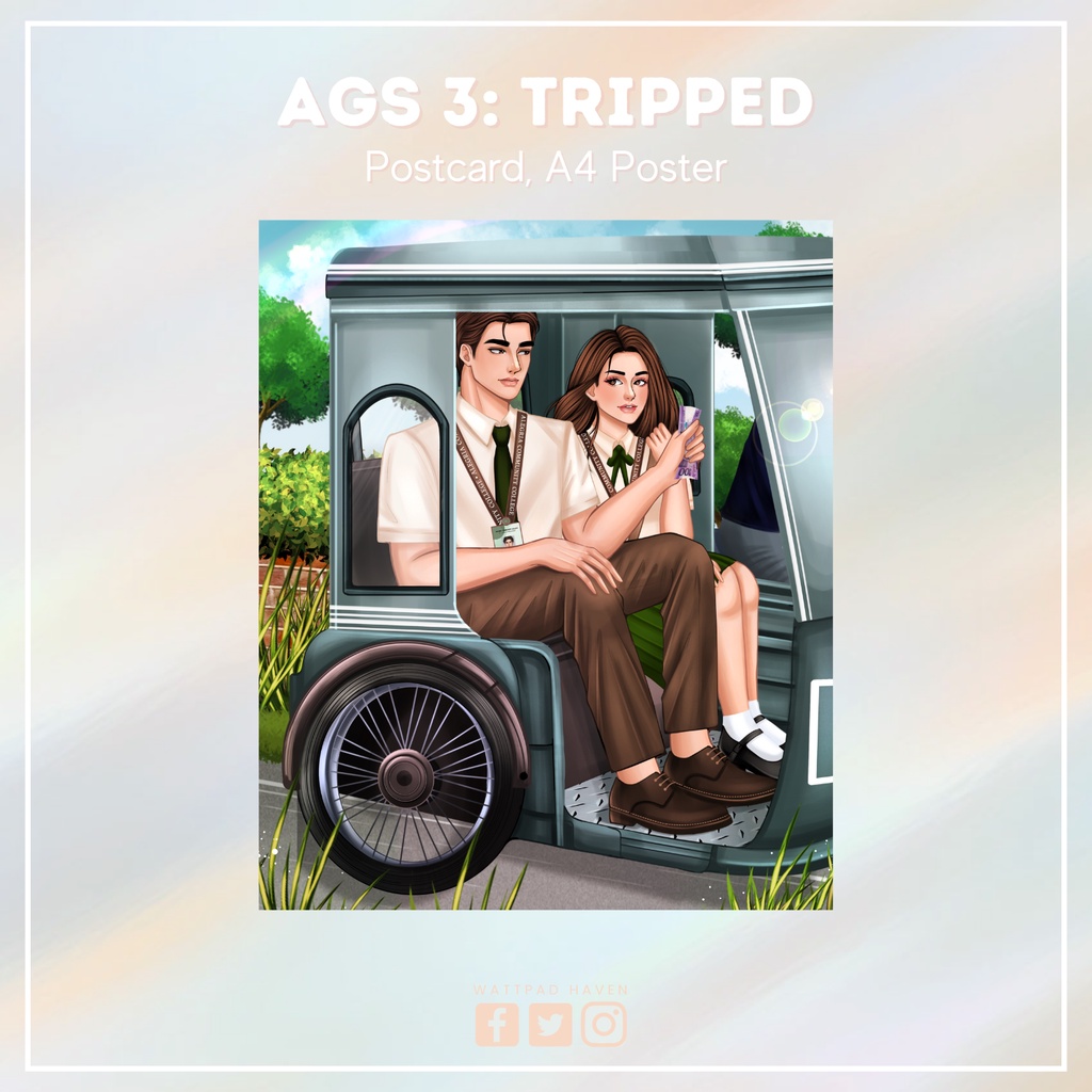 Jonaxx merch: AGS Tripped A4 poster and Postcard | Shopee Philippines