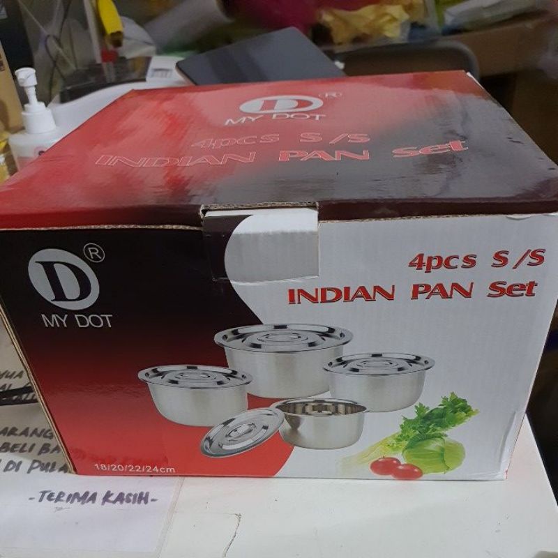 Sarawak Seller, - Indian Pan Set | Shopee Philippines