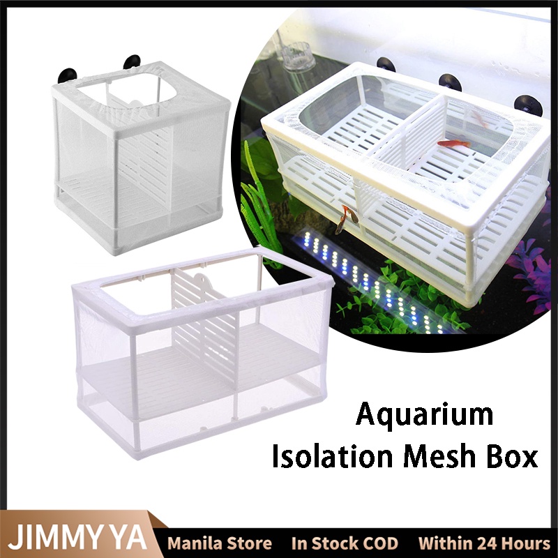 Aquarium Breeding Incubator Isolation Mesh Box Baby Fish Hatchery ...