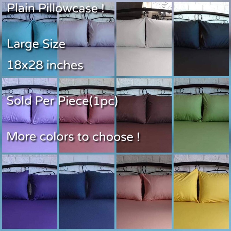 plain pillowcase large size “18x28” inches pure canadian cotton sold ...